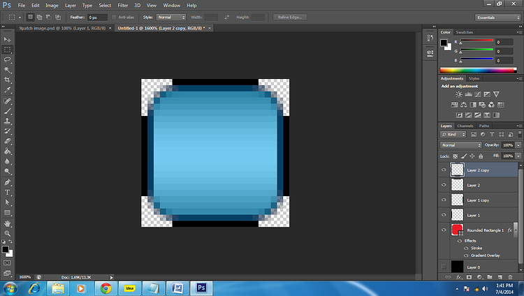 Working with 9 patch images for Android