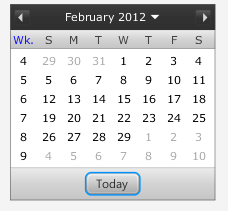 Calendar Control in JavaFX 2.0