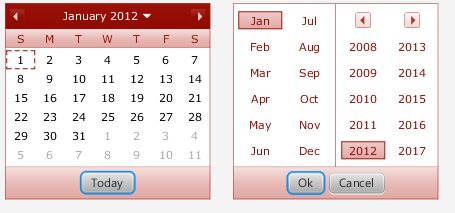 Calendar Control in JavaFX 2.0