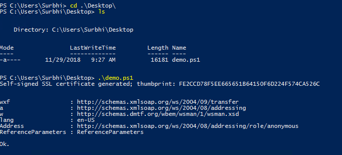 Connecting Windows host to Ansible Engine