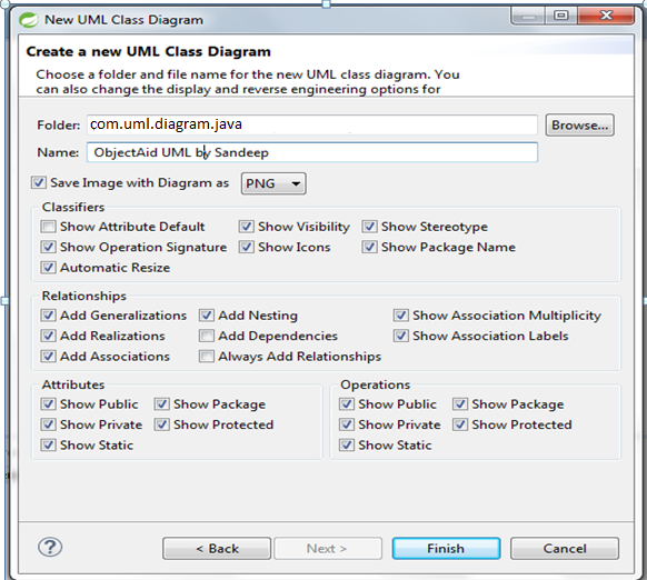 The ObjectAid UML Explorer for STS/Eclipse