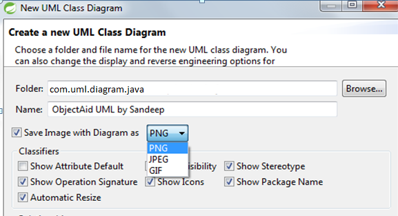 The ObjectAid UML Explorer for STS/Eclipse