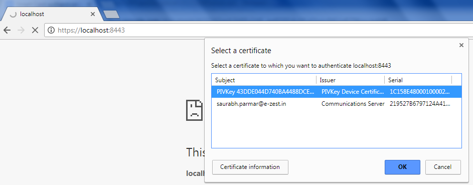 Enable Tomcat server for Smart card Authentication