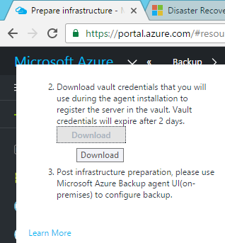 Windows Azure Backup