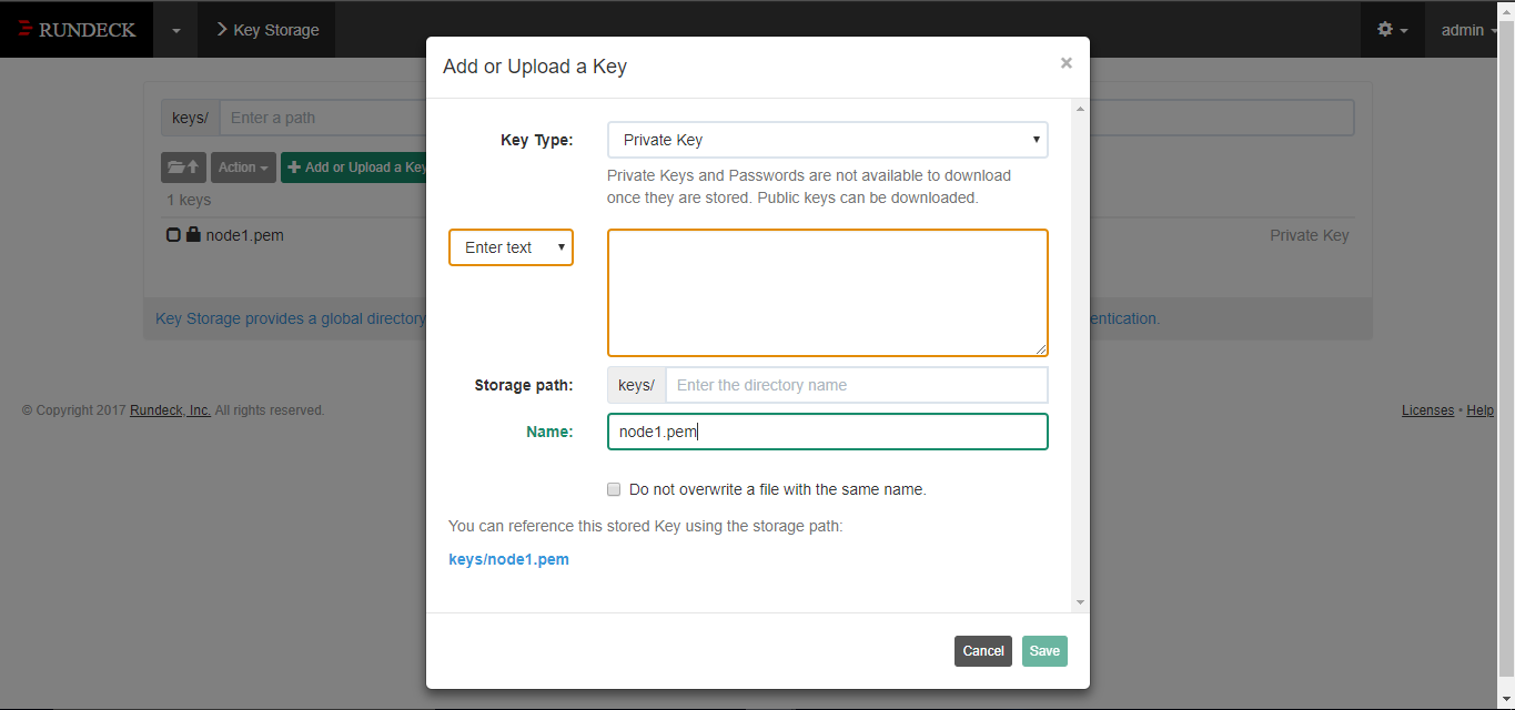 Basic Rundeck installation on EC2 Instance and configuration of nodes