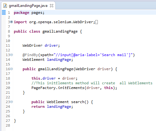 Page Object Model in Selenium