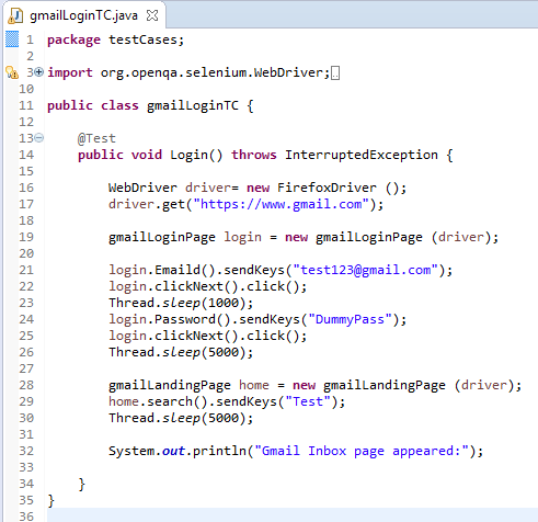 Page Object Model in Selenium