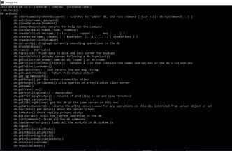 Basic commands for mongoDB