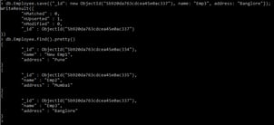Basic commands for mongoDB