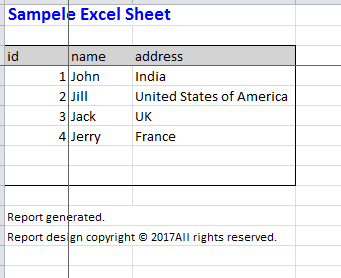 How to generate the dynamic spreadsheet in DotNet